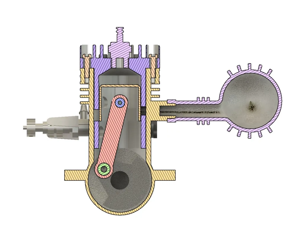 RC Model Engine (OS MAX 20) by Outlaw Prototyping MakerWorld: Download ...