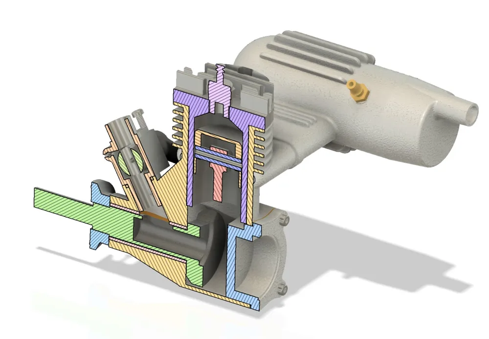 RC Model Engine (OS MAX 20) by Outlaw Prototyping MakerWorld: Download ...