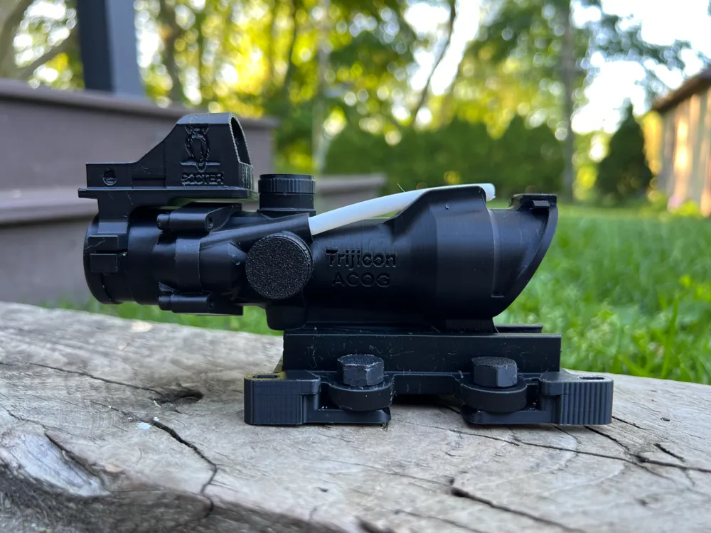 Trijicon ACOG 4X Rifle Scope & TA-31 DOC Red Dot by 补补觉去 MakerWorld ...