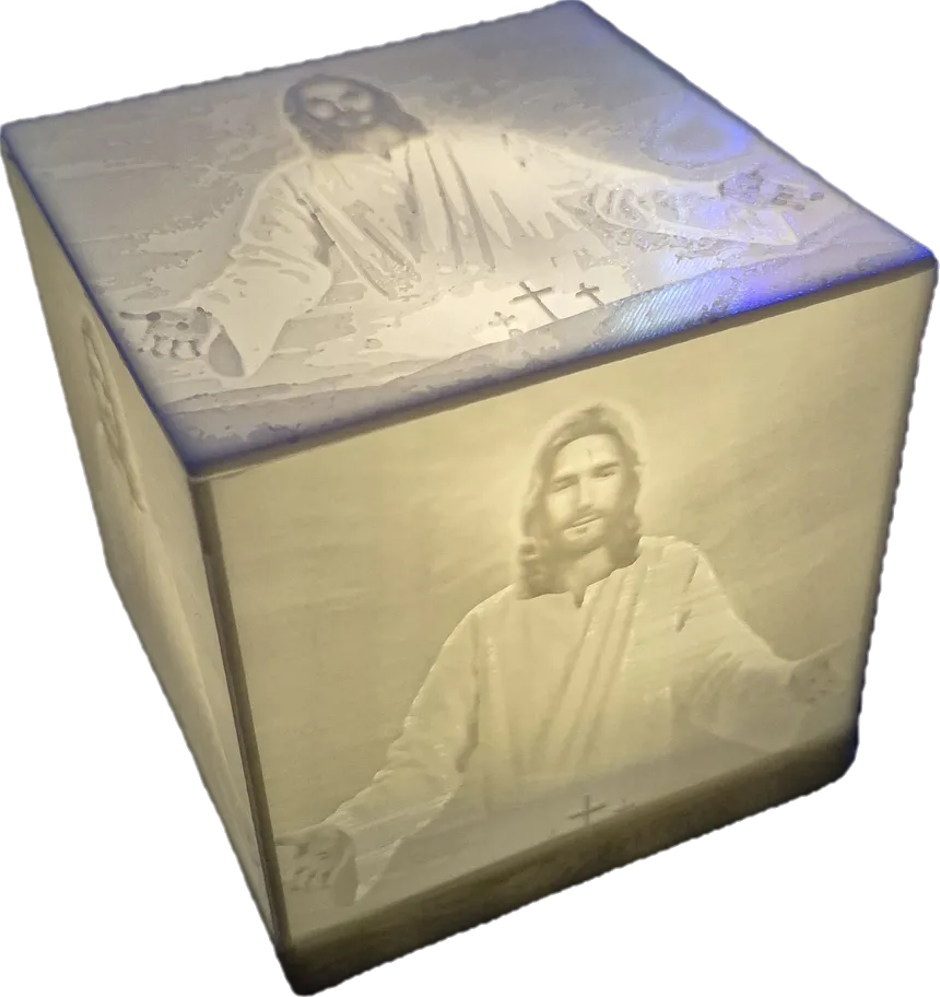 Jesus Is King (Tea Light Box) by Davis Prints MakerWorld: Download Free ...