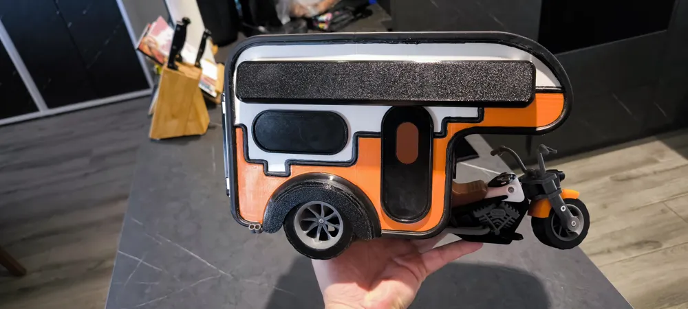 Harley Davidson Trike Camper Mailbox by zero79 MakerWorld: Download ...