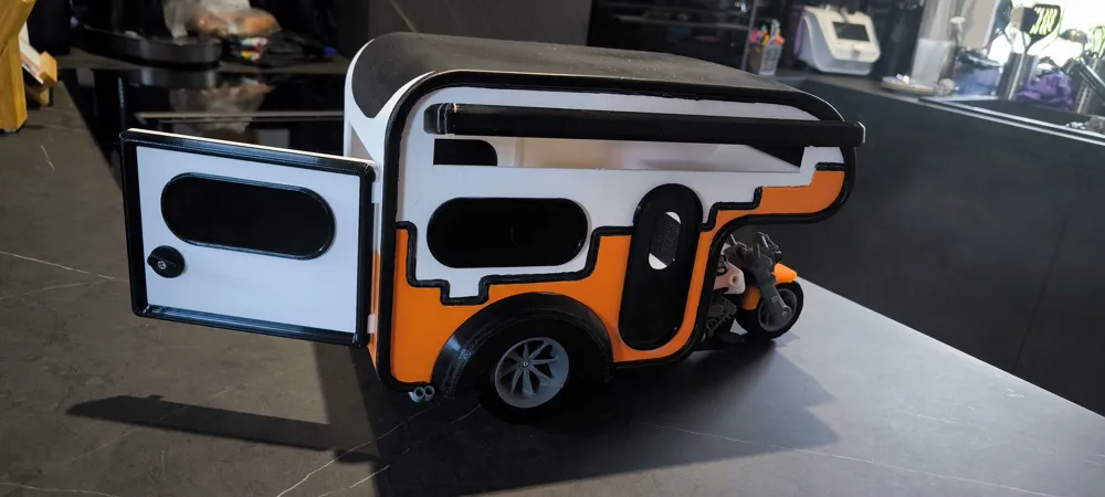 Harley Davidson Trike Camper Mailbox by zero79 MakerWorld: Download ...