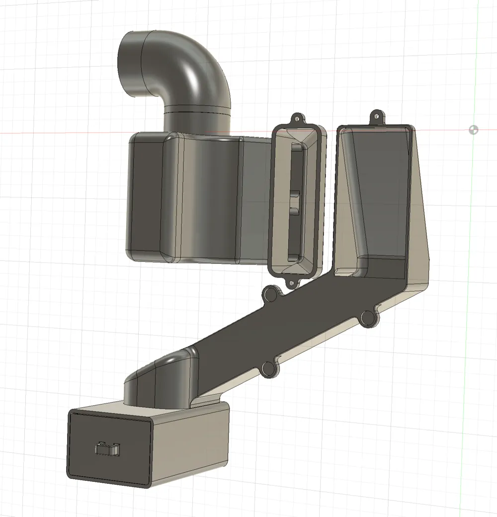 P2S enclosed external exhaust system - Free 3D Print Model - MakerWorld