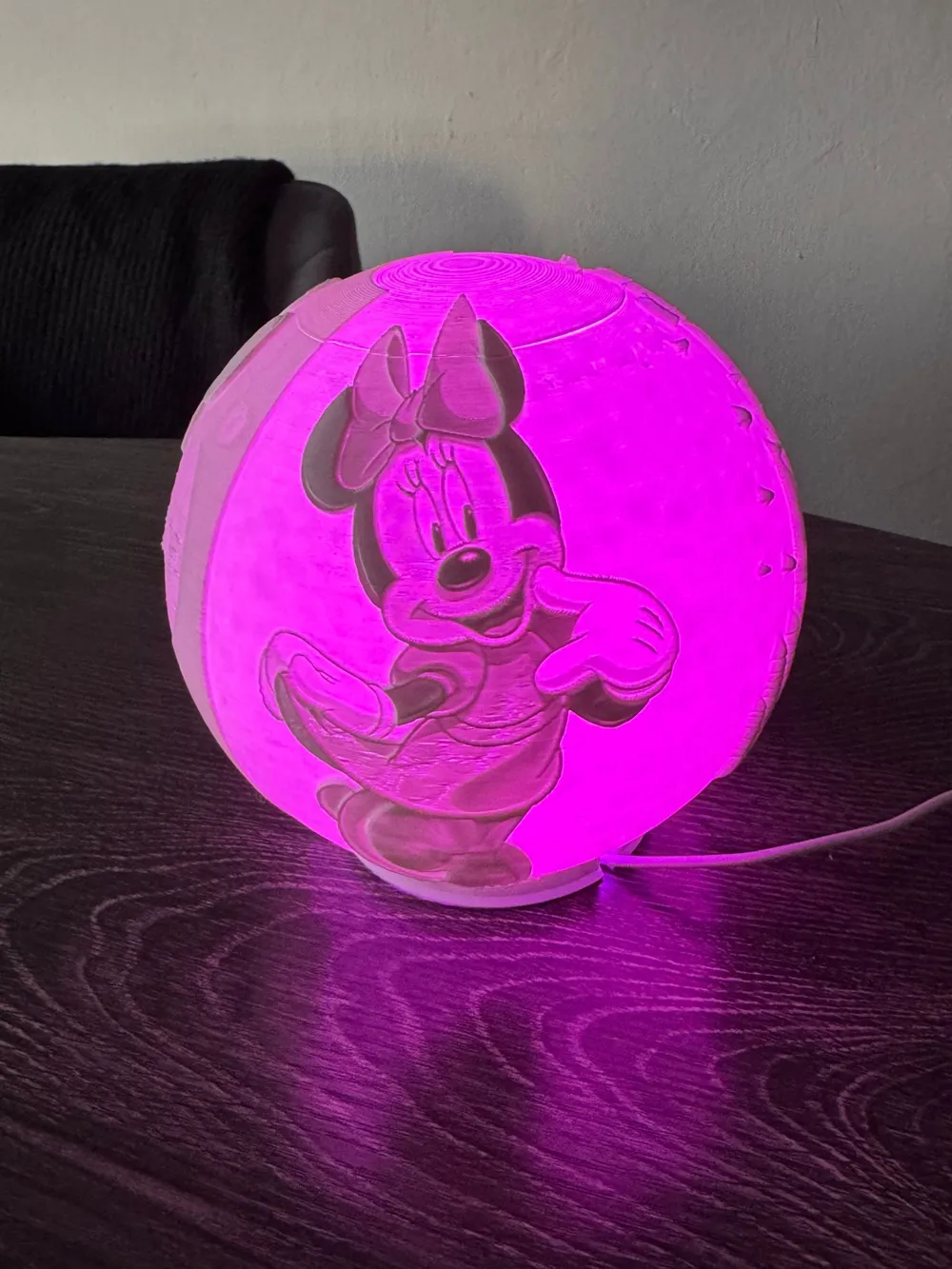 Mickey and Minnie Moon Lamp - Free 3D Print Model - MakerWorld