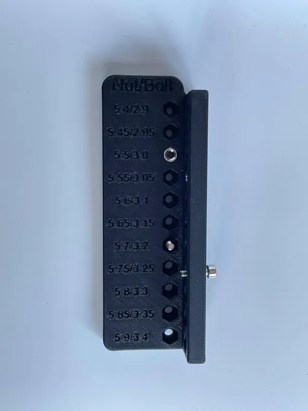 M3 Nut/Bolt Tolerance Test Piece by Luke - MakerWorld