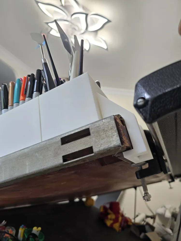 Modular Drafting / Tilting Drawing Desk Organizer - Free 3D Print Model ...