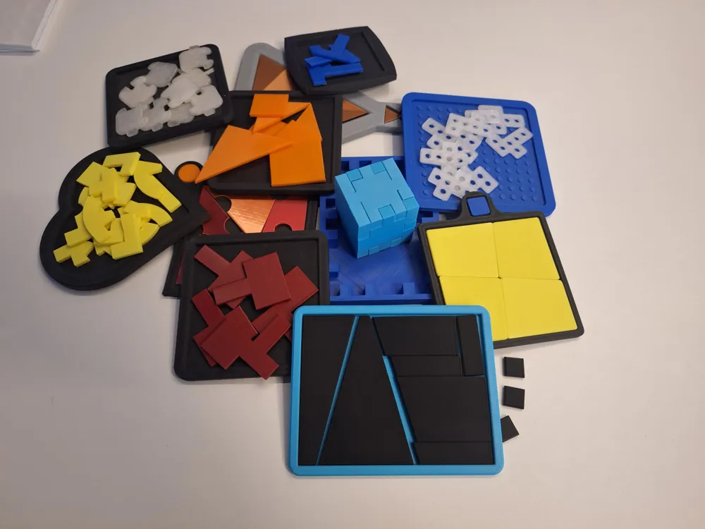 A collection of puzzles - Free 3D Print Model - MakerWorld