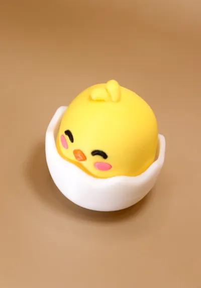 Chick in Egg Fidget Clicker - Keycap Clicker by Kaydee Steed MakerWorld ...
