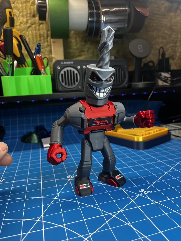 milwaukee tool super-vilain figurine by simZnet MakerWorld: Download ...