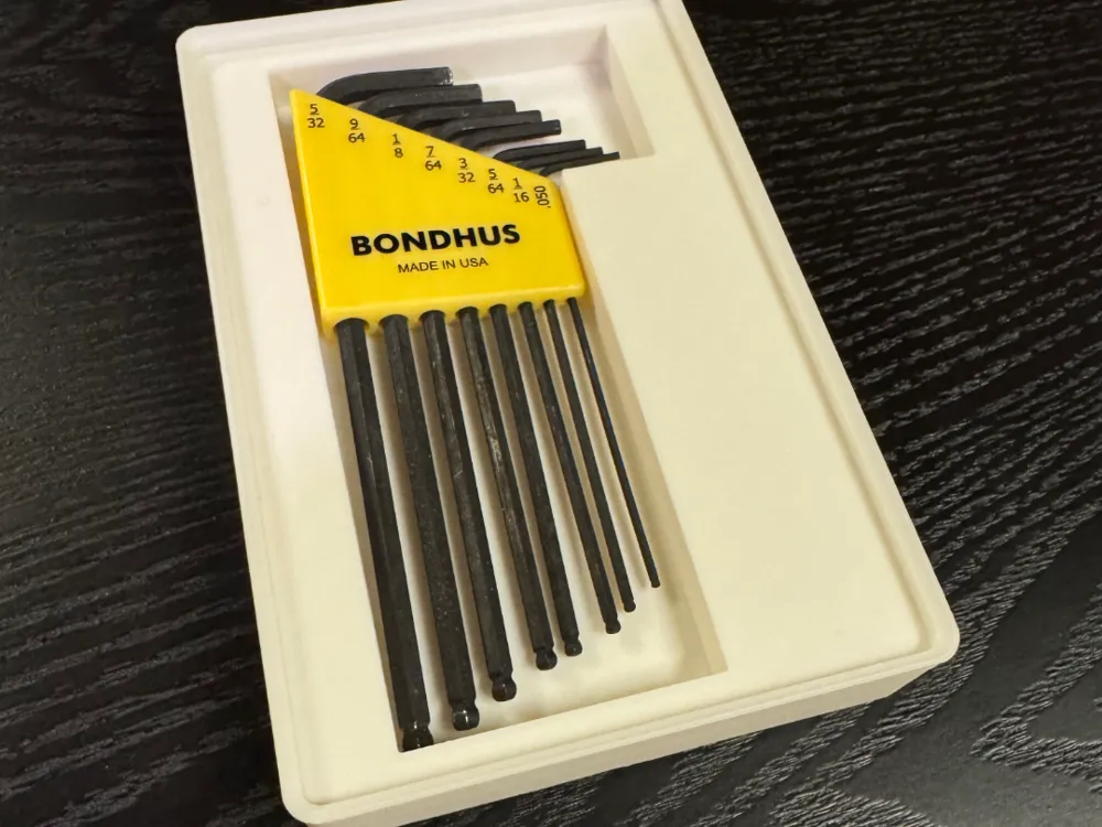 Bondhus-Inbusschlüssel-Gridfinity-Halter von pandaswithbombs - MakerWorld