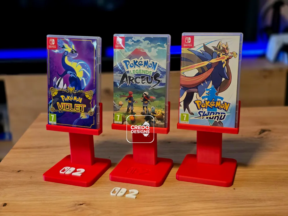 Nintendo Switch 2 Modern Game Case Display Stand by Credo Designs ...