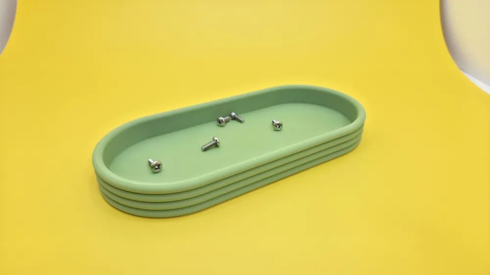 Catch All Oval Tray - Free 3D Print Model - MakerWorld