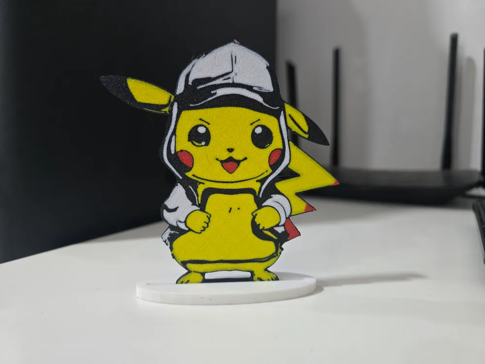 Cute Pikachu pokemon 2d decor by 3Devil - MakerWorld