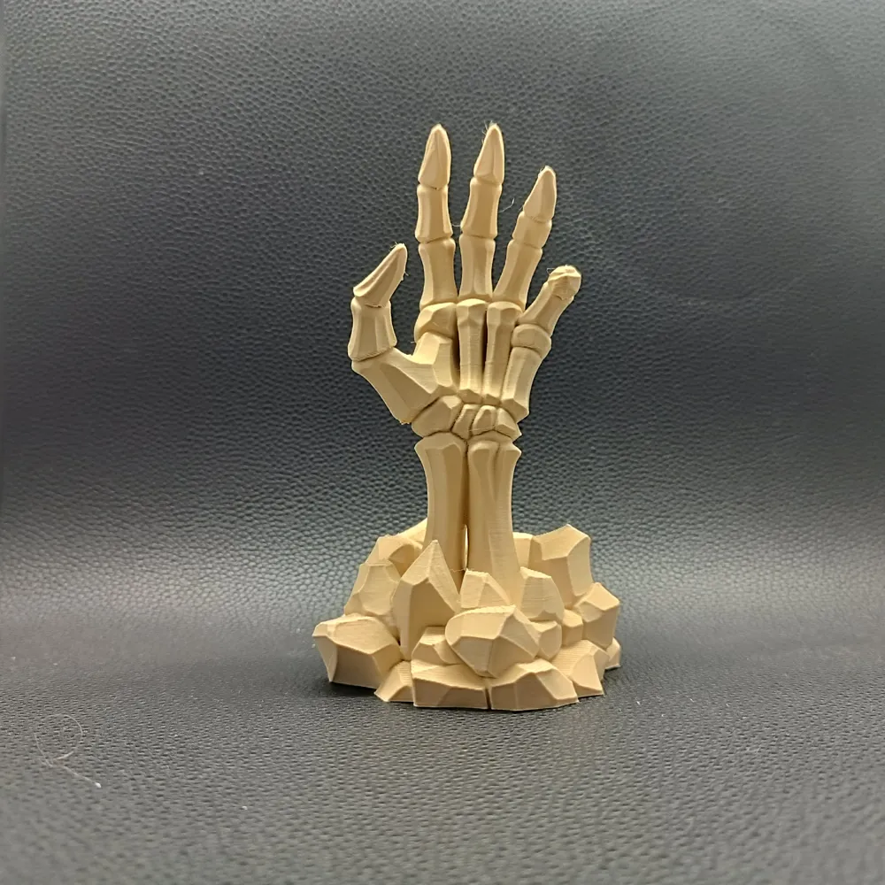 Undead Skeletal Hand Emerging from Rock Fantasy - Free 3D Print Model ...