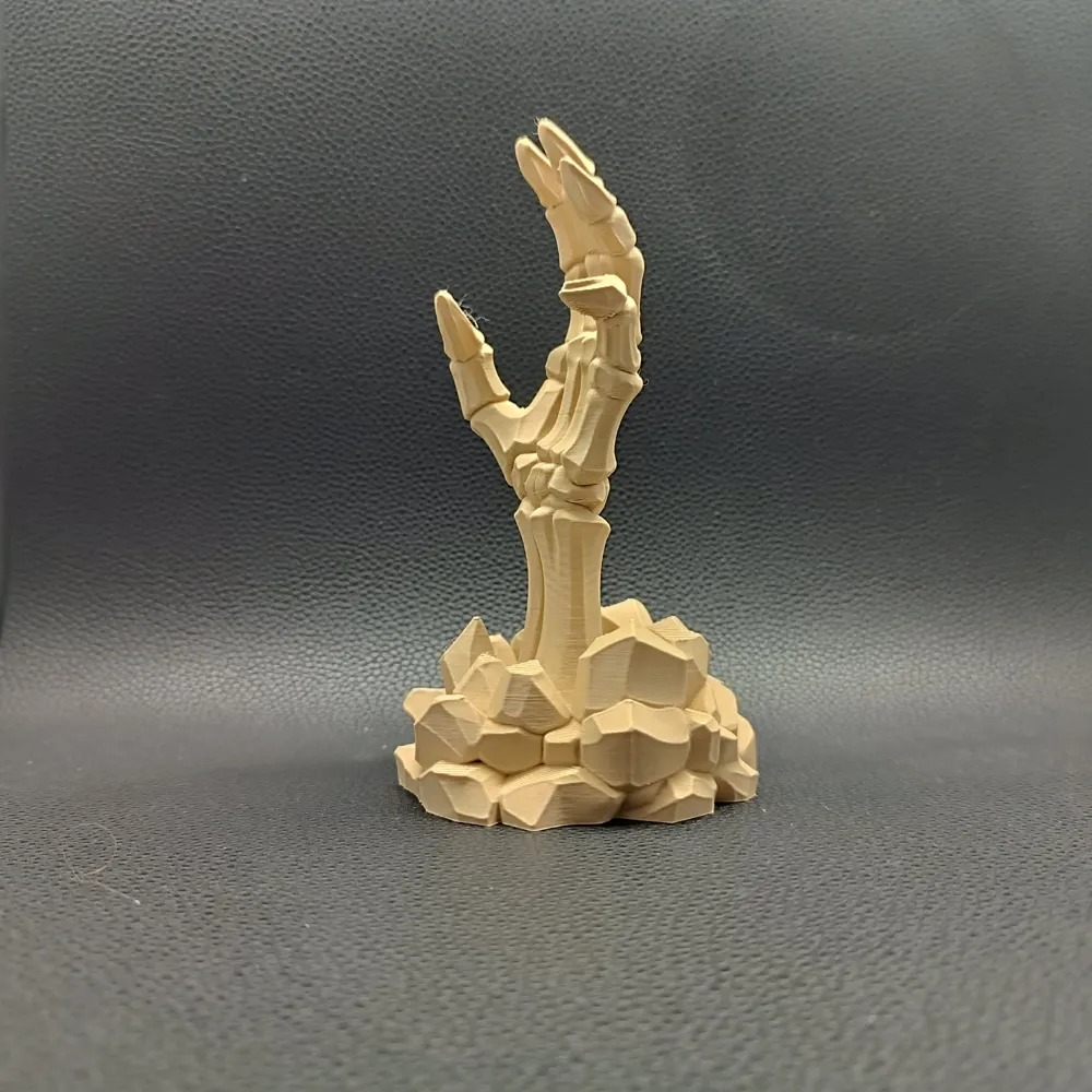 Undead Skeletal Hand Emerging from Rock Fantasy - Free 3D Print Model ...
