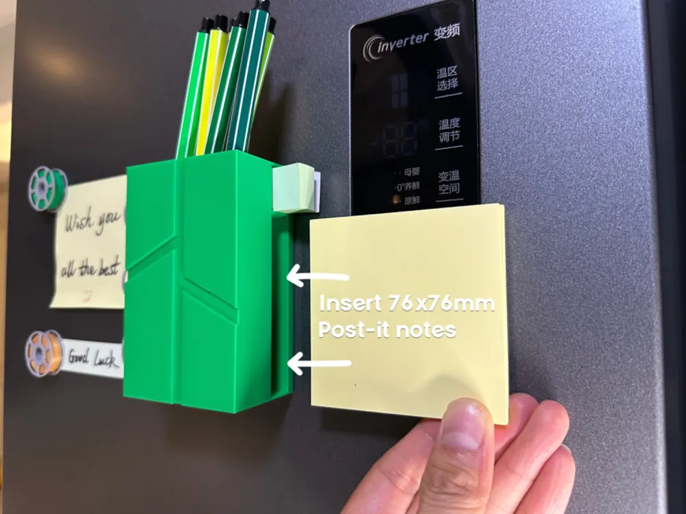 Bambu Pen Holder&Fridge Magnet by idea Lab - MakerWorld