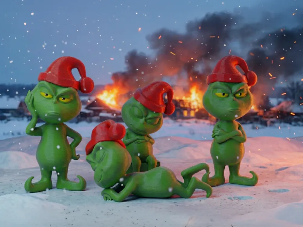 The Grinch Gang - Free 3D Print Model - MakerWorld