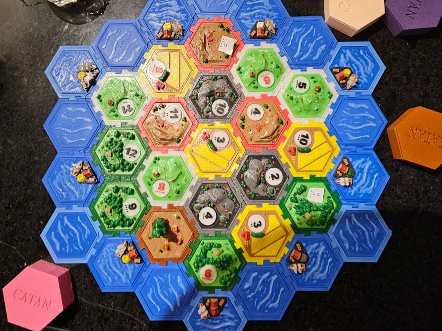 Catan Interlocking Tiles (No Magnets Needed) by abhinaymaddha624 ...