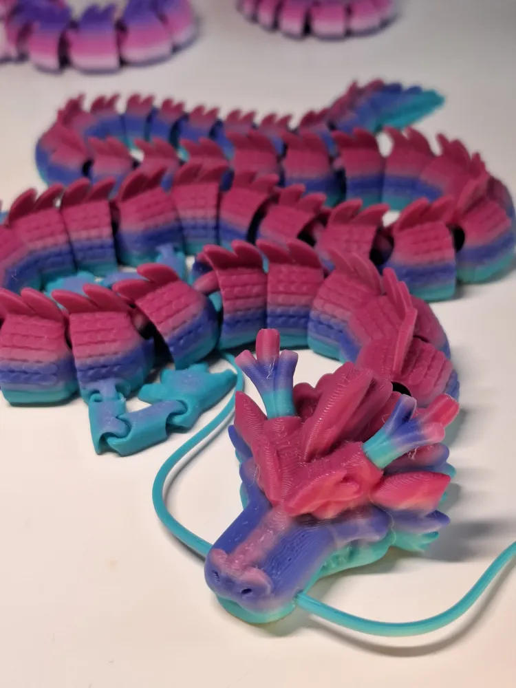 SHENRON flexy articulated dragon - Free 3D Print Model - MakerWorld