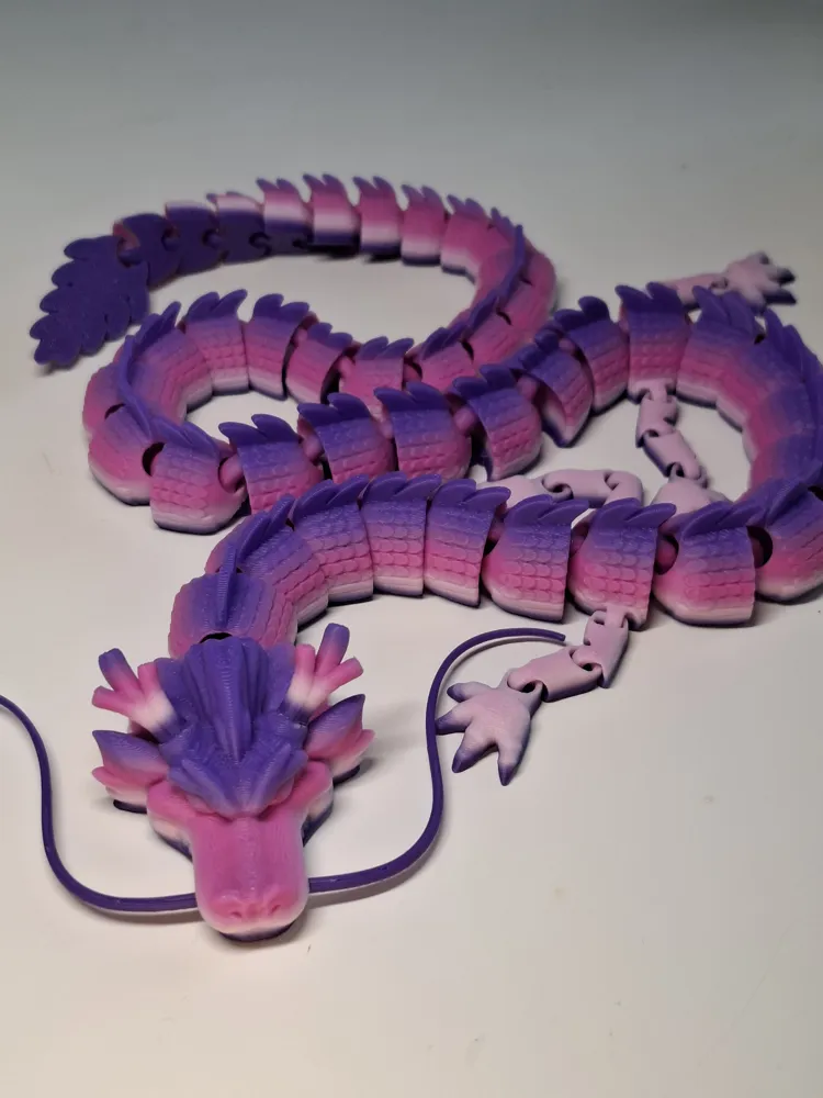 SHENRON flexy articulated dragon - Free 3D Print Model - MakerWorld