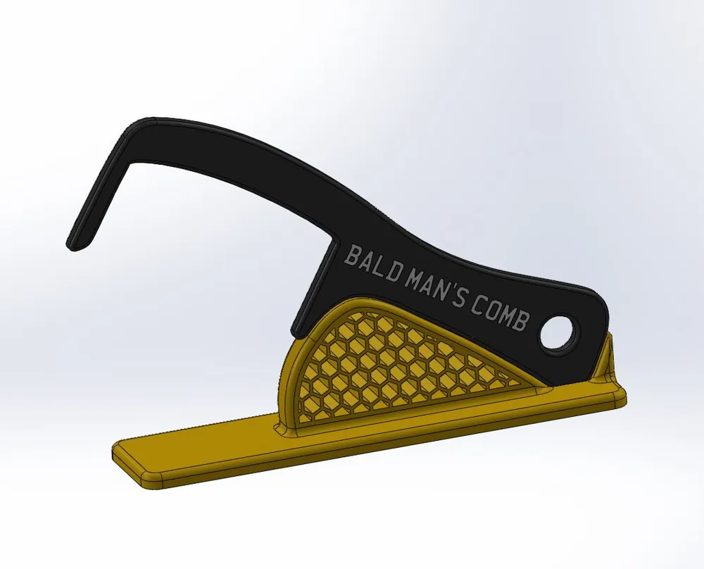 Bald Man's Comb Stand by luminaeclipse MakerWorld: Download Free 3D Models