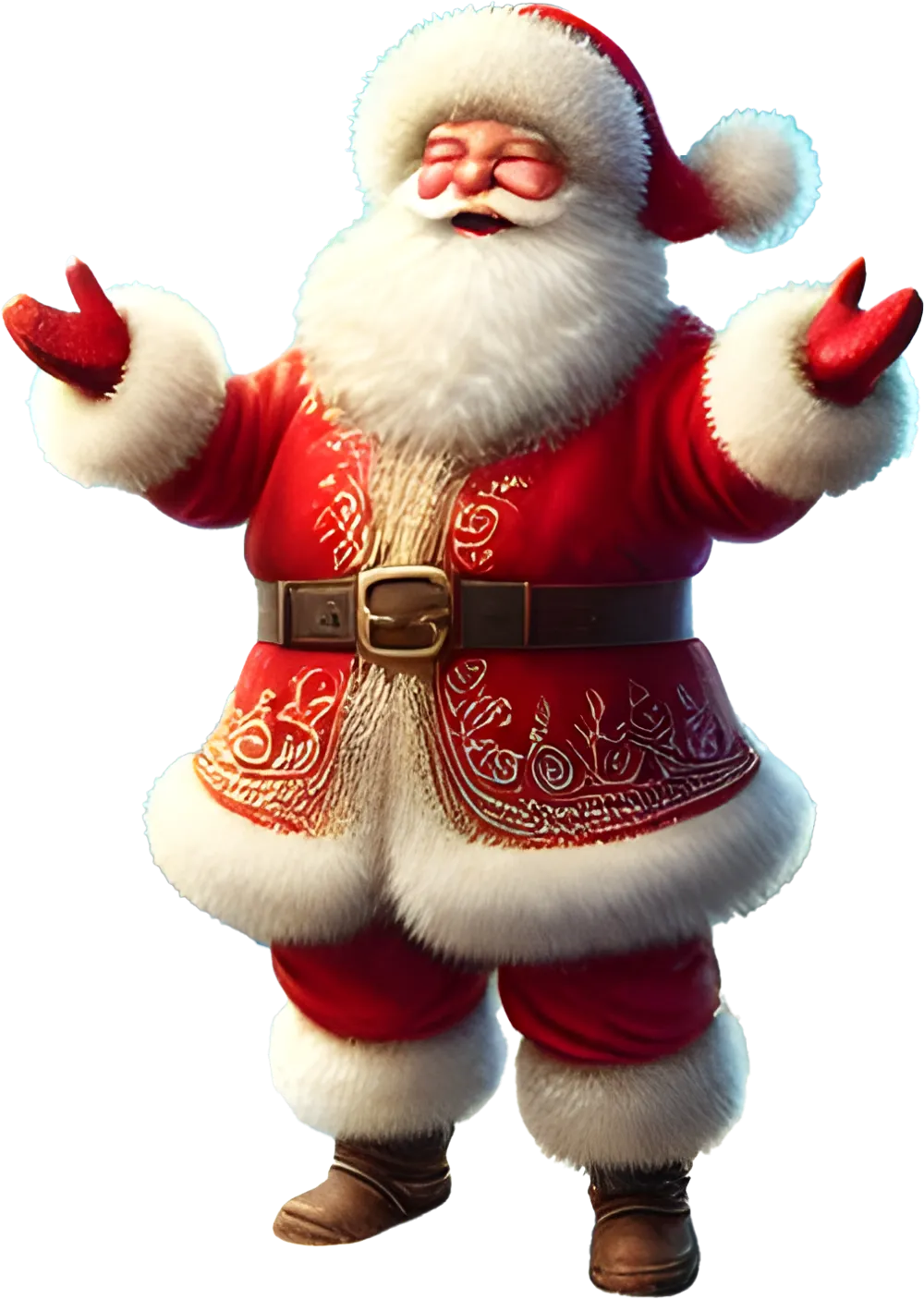 Christmas decoration window picture 6 Santa Claus by Cyber MakerWorld ...