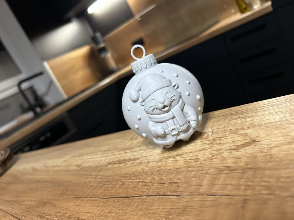 Christmas Otter Ornament-Otter Weihnachtsbaumkugel von Chris499 ...