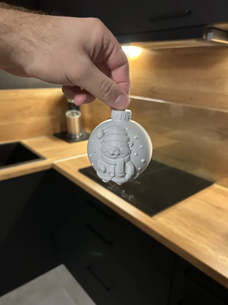 Christmas Otter Ornament-Otter Weihnachtsbaumkugel von Chris499 ...