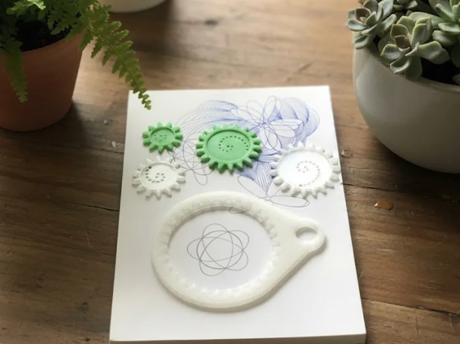 Modular Spirograph 3-Piece Set - Free 3D Print Model - MakerWorld