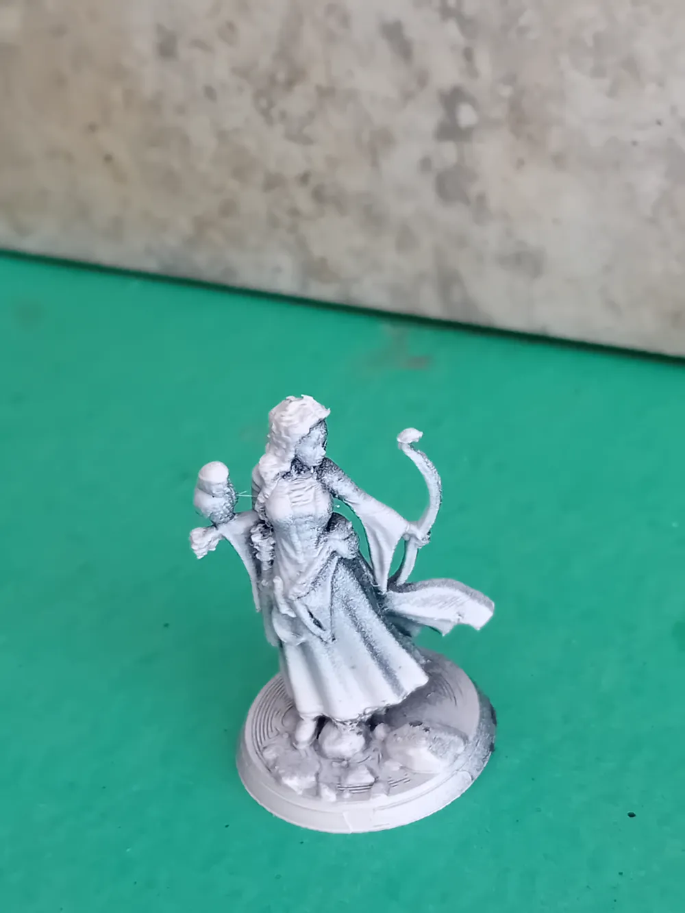 dnd ranger female-d&d hunter female 28mm miniature - Free 3D Print ...