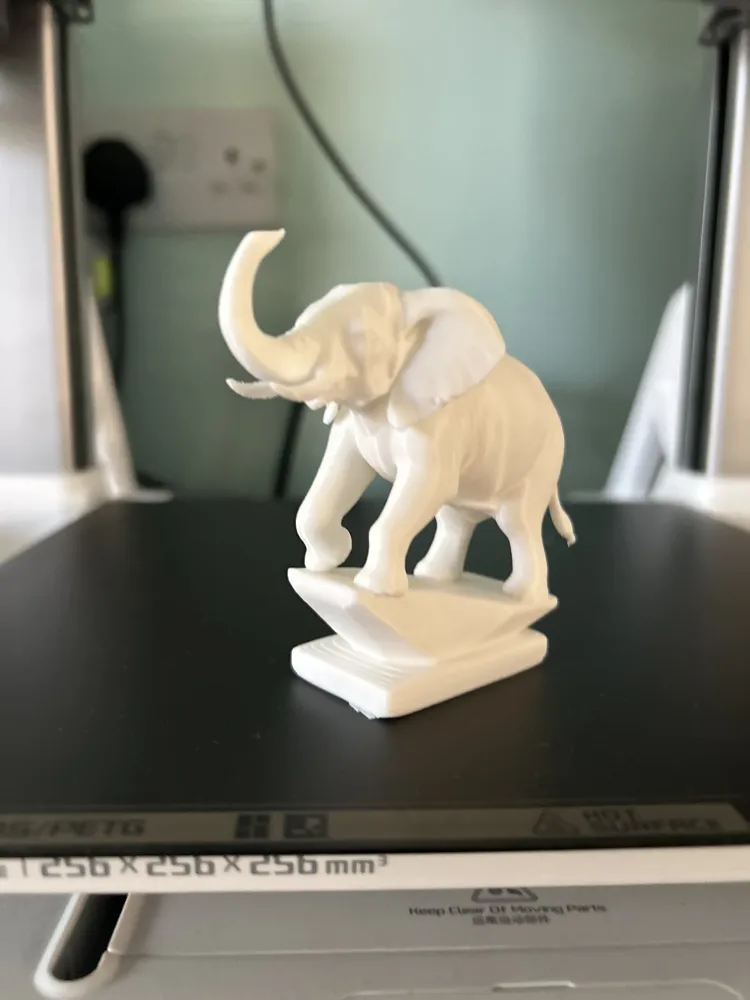 Geometric Elephant – 3D Printable Sculpture by Disaster MakerWorld ...