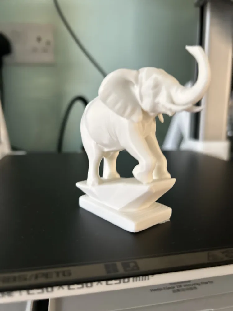 Geometric Elephant – 3D Printable Sculpture by Disaster MakerWorld ...