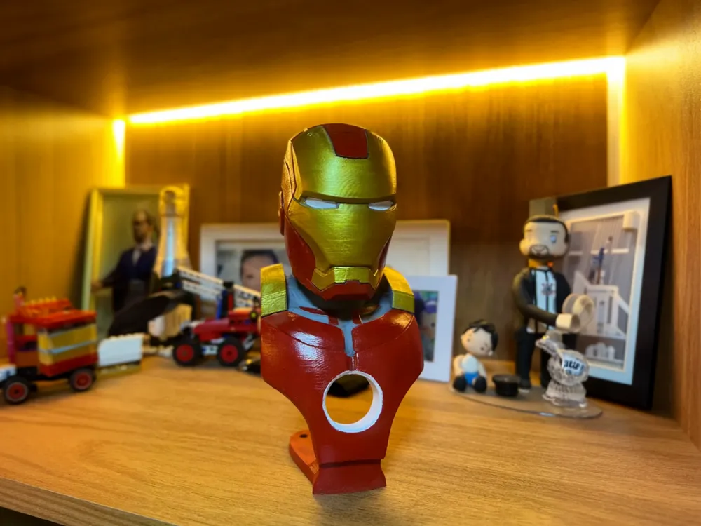 Iron Man Bust Remixed by Frost MakerWorld: Download Free 3D Models