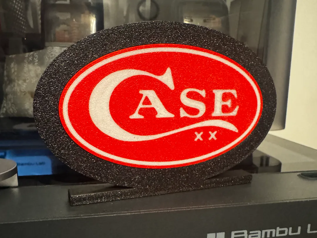 Case Knife Logo - Free 3D Print Model - MakerWorld