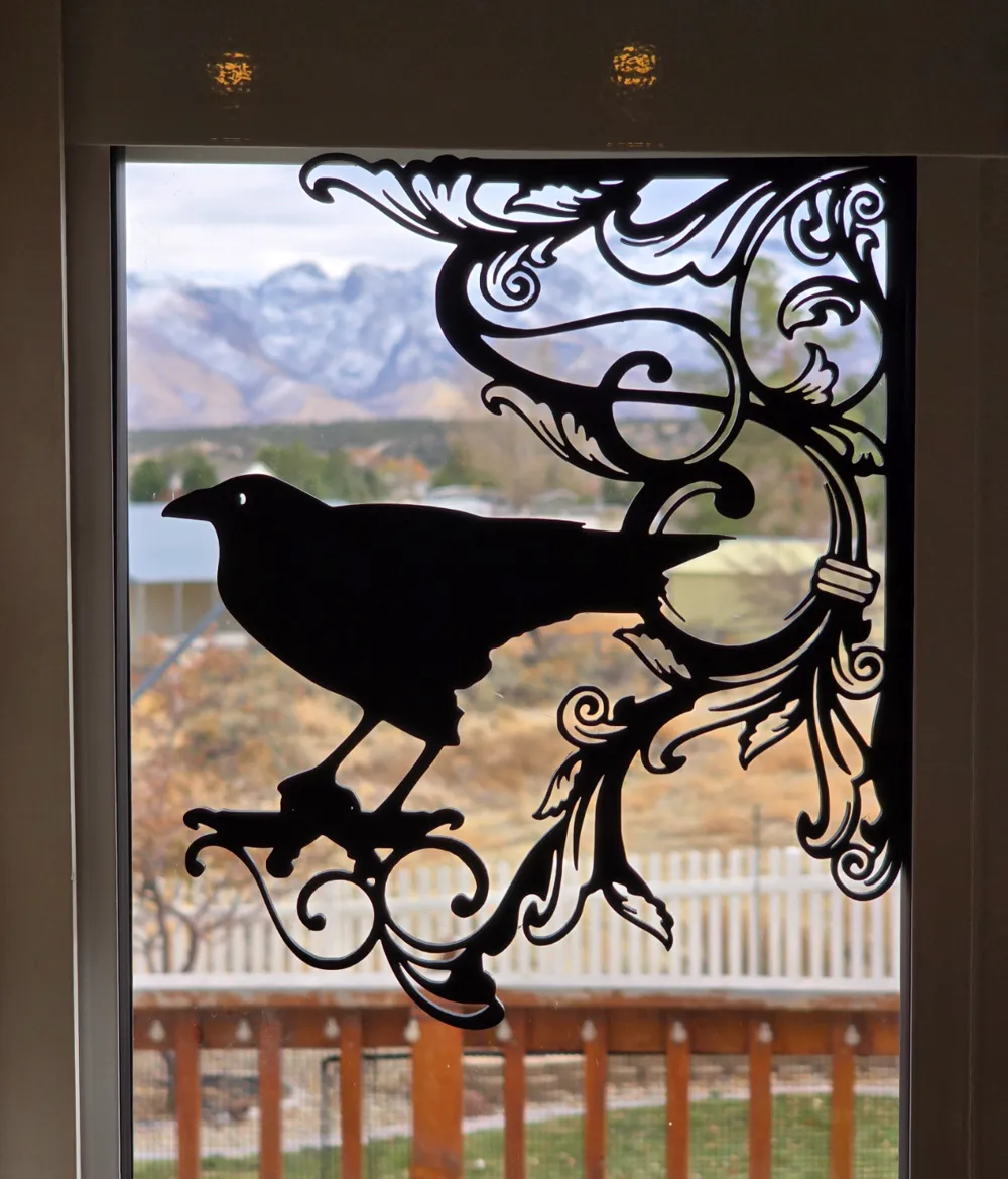 Raven Window Silhouettes - Free 3D Print Model - MakerWorld