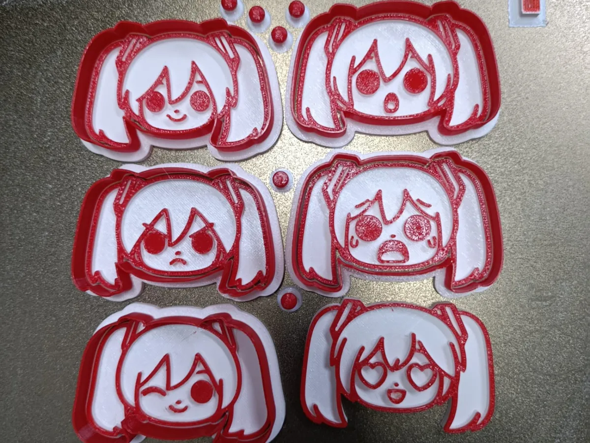 Hatsune Miku Cookie Cutter - Free 3D Print Model - MakerWorld