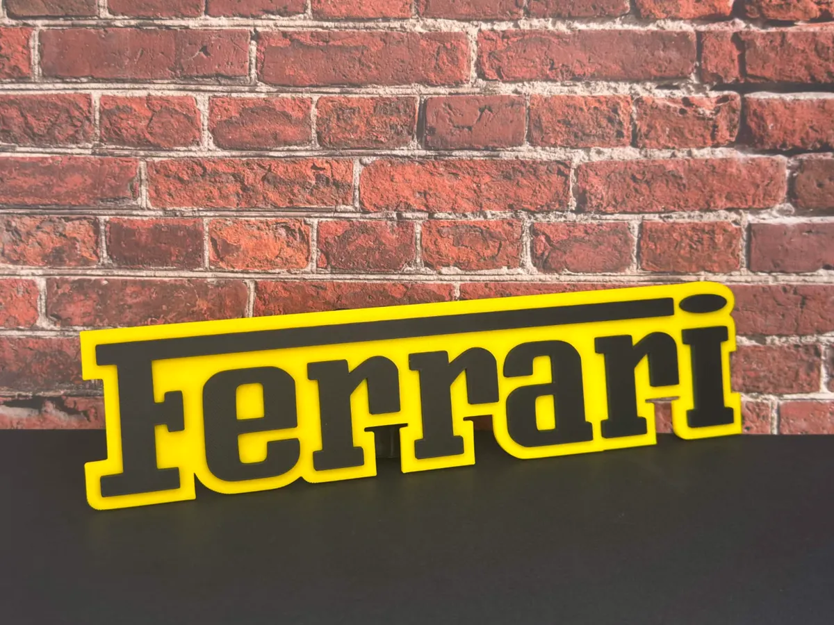 Ferrari Logo - Free 3D Print Model - MakerWorld