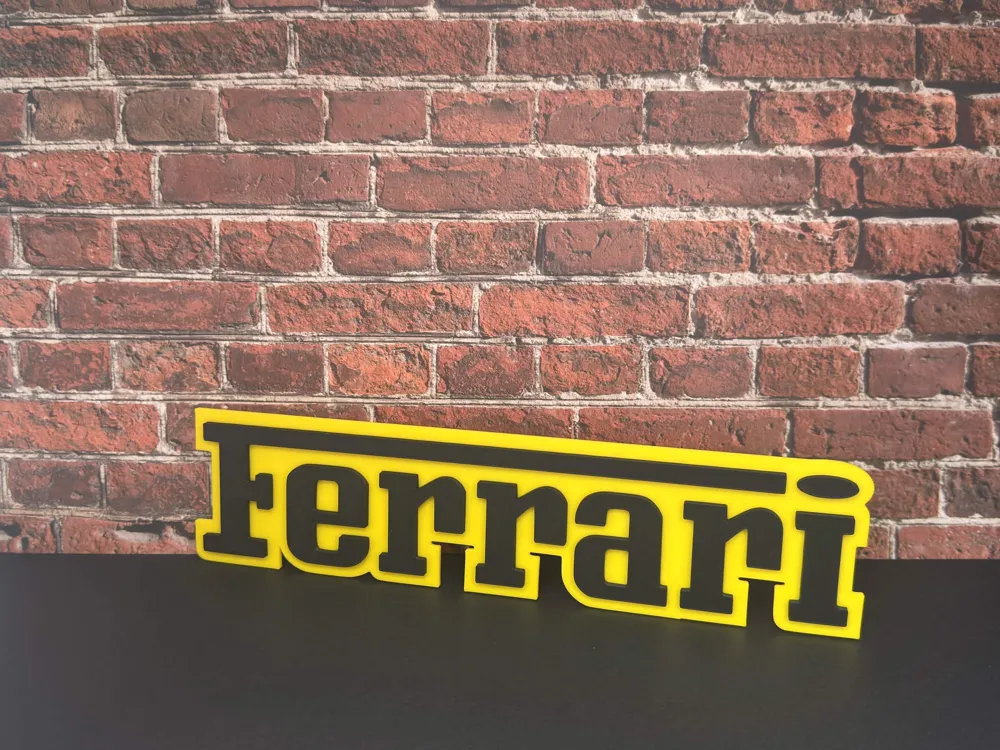 Ferrari Logo - Free 3D Print Model - MakerWorld