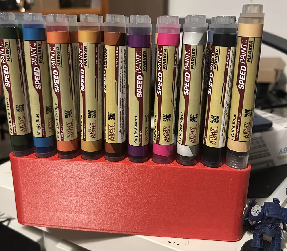 Vertikale Lagerung für Army Painter Speedpaint Marker – Kostenloses 3D ...