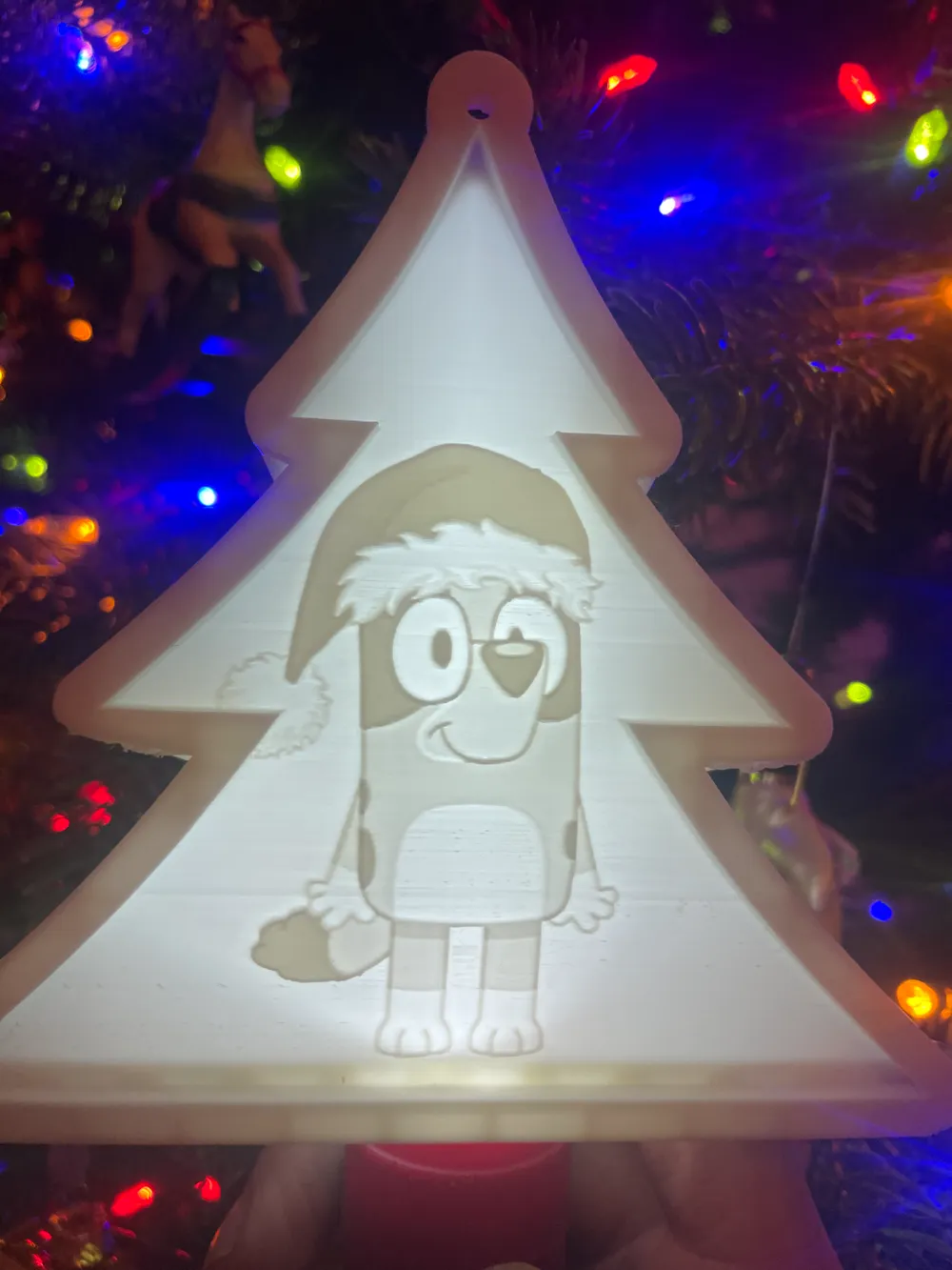 Bluey Christmas Tree Ornament / Lithophane by 3D Prints This Week ...