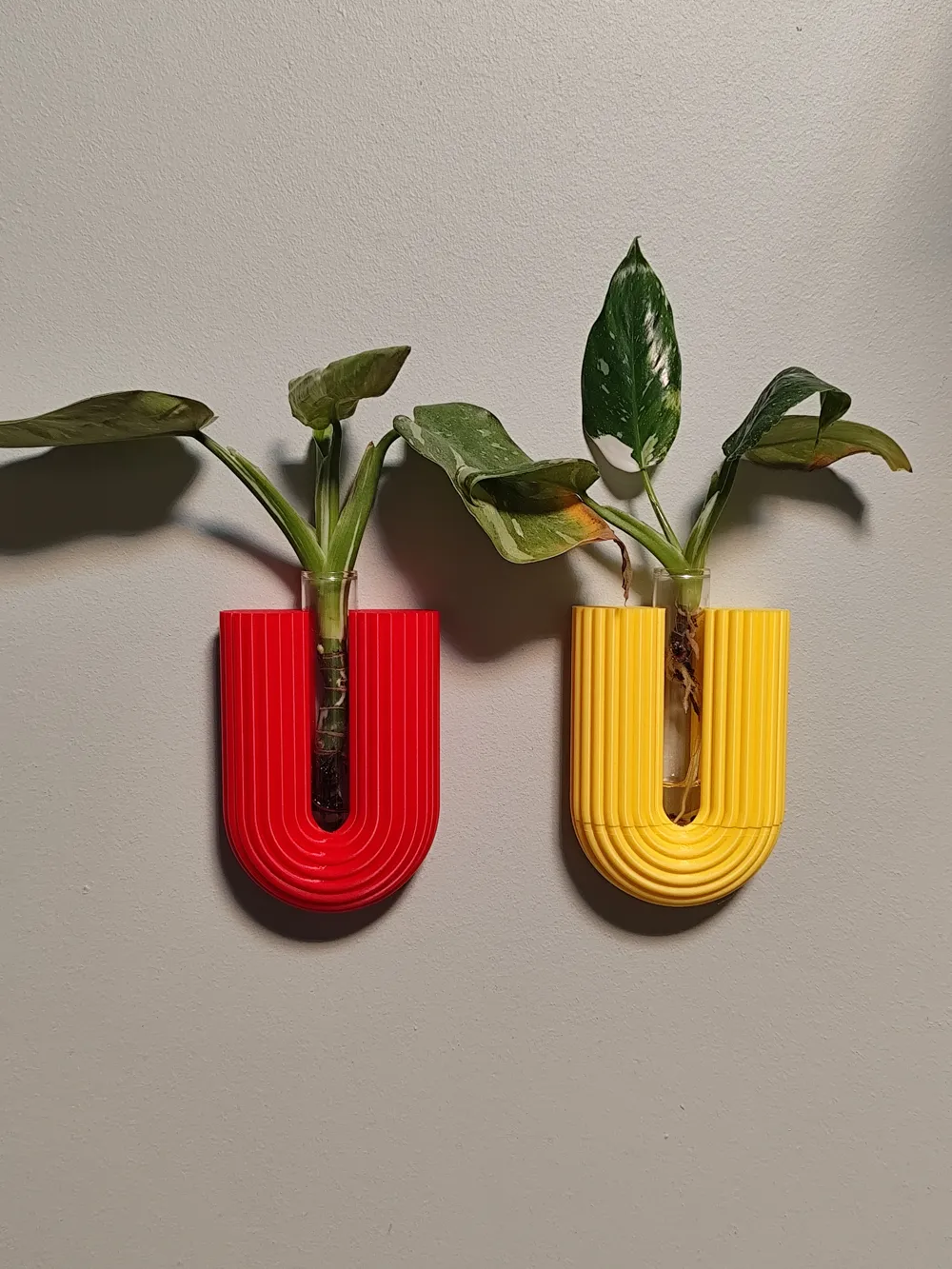 Modern Geometric Plant Propagator "U" Wall Mounted by Walus512 ...
