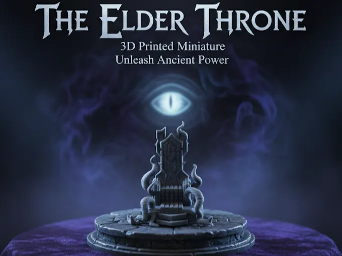 The Elder Throne: Cthulhu / Eldritch Miniature - Free 3D Print Model ...