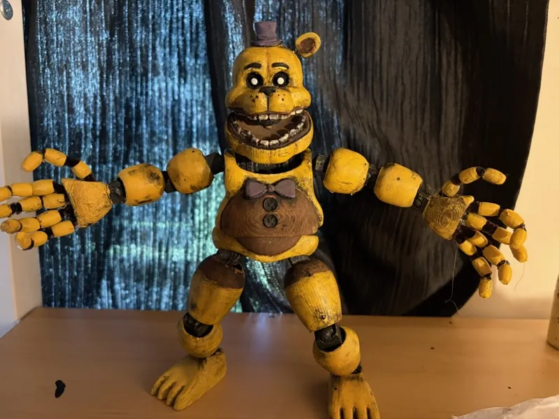 unnightmare Fredbear – Kostenloses 3D-Druckmodell – MakerWorld