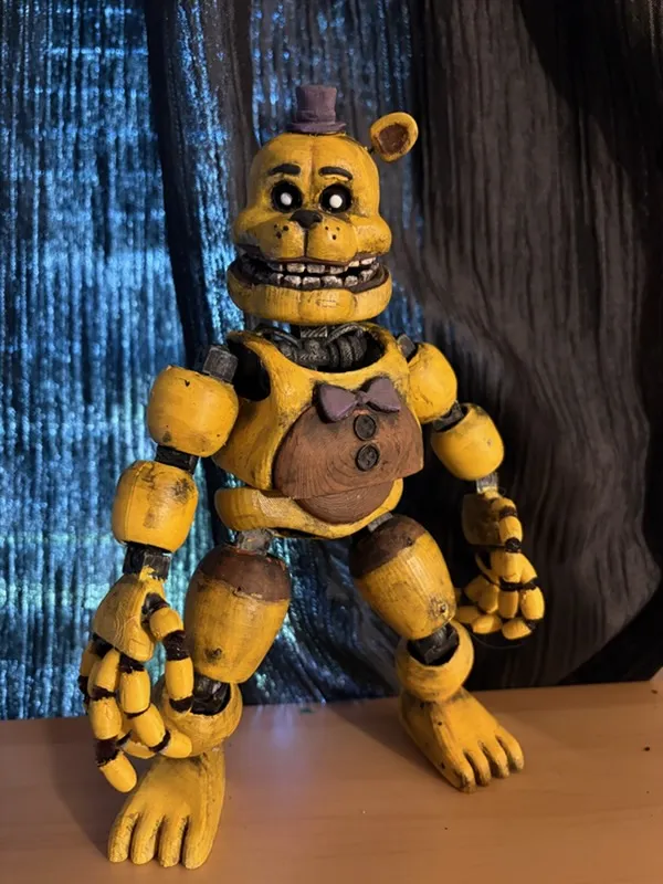 unnightmare Fredbear – Kostenloses 3D-Druckmodell – MakerWorld