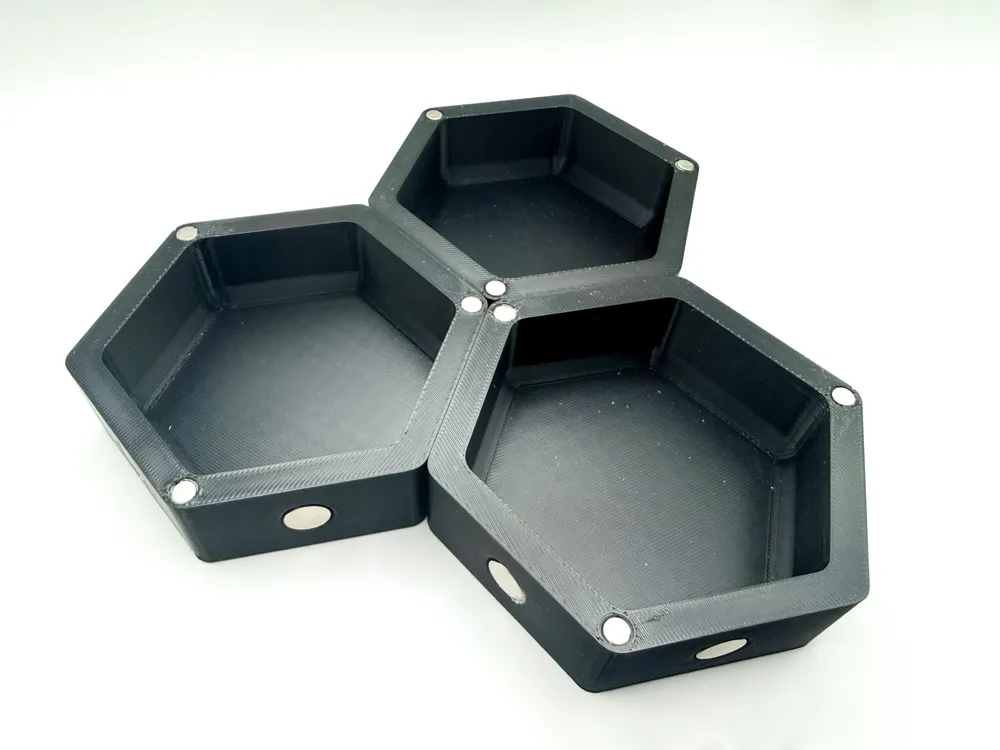 Hexagonal Magnetic Token Holder - Free 3D Print Model - MakerWorld