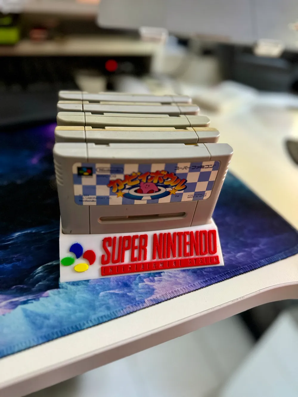 Super Nintendo PAL/Euro Cartridge Game Holder by vidguide - MakerWorld