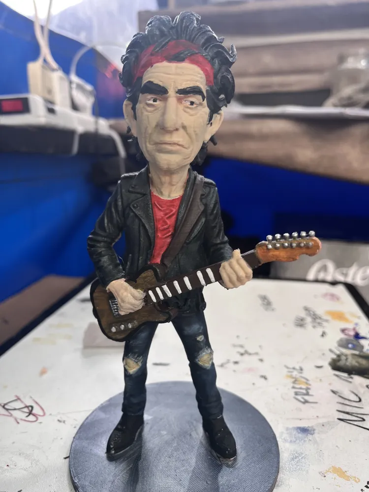 Keith Richards - Free 3D Print Model - MakerWorld