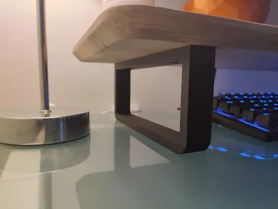 Desk shelf foot - Monitor riser by Julkingmuc - MakerWorld