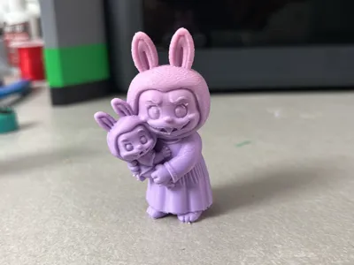 lapupu mom and child 来自 orenlibane MakerWorld：免费下载 3D 模型