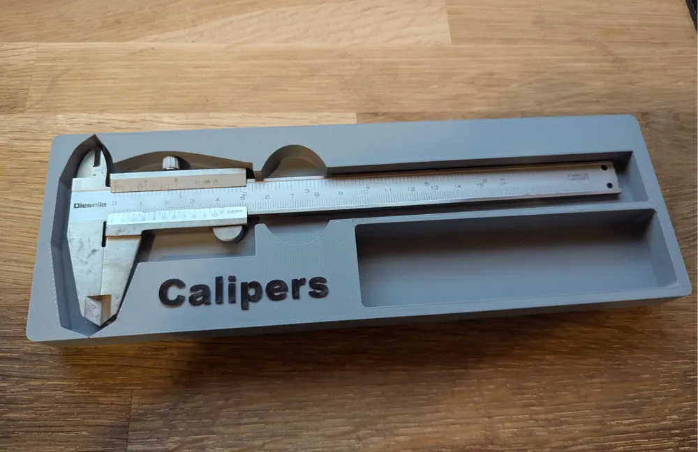 Non Digital Caliper Gridfinity Holder by DanielNex - MakerWorld